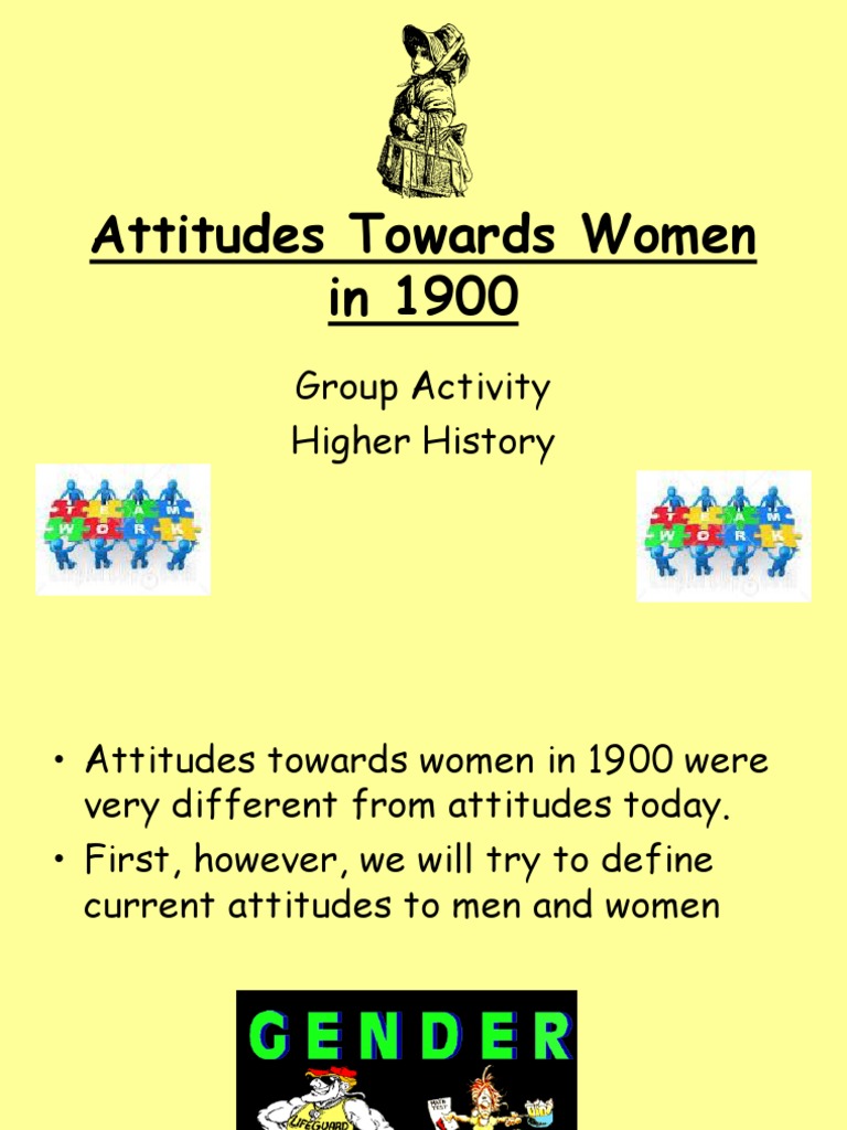 Attitudes Towards Women in 1900 | PDF