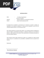 Ejemplo Memorando Laboral | PDF | Negocios