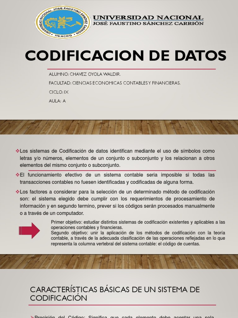 Codificación de datos: un aspecto fundamental para la sistematización ...