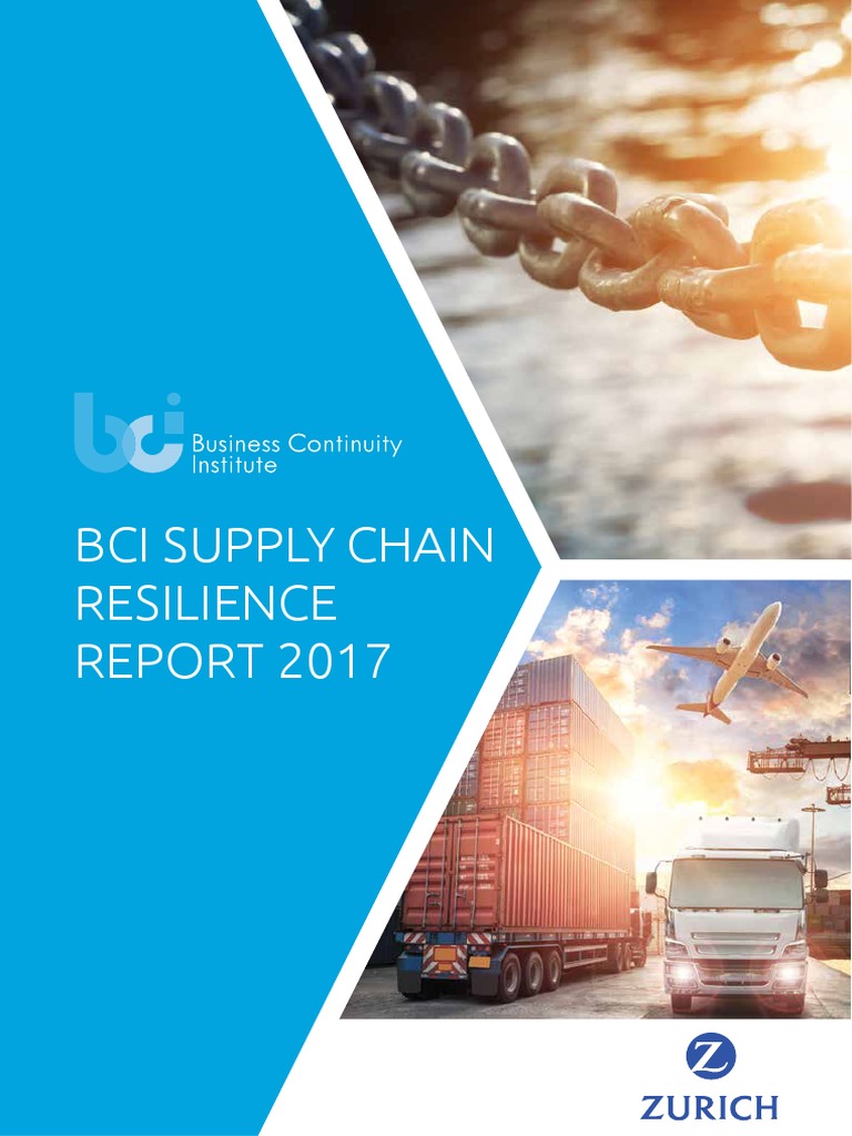 BCI Resilience Report 2017 | PDF | Supply Chain | Risk Management