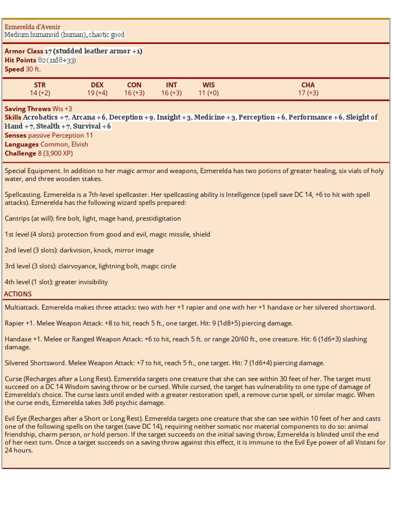 Ezmerelda d Avenir.pdf | Weaponry | Leisure