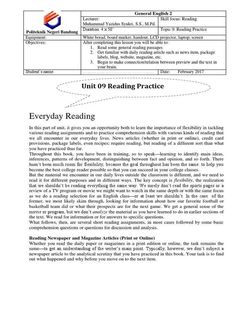 UNIT 09 Reading Practice | PDF | Nutrition Facts Label | Empathy