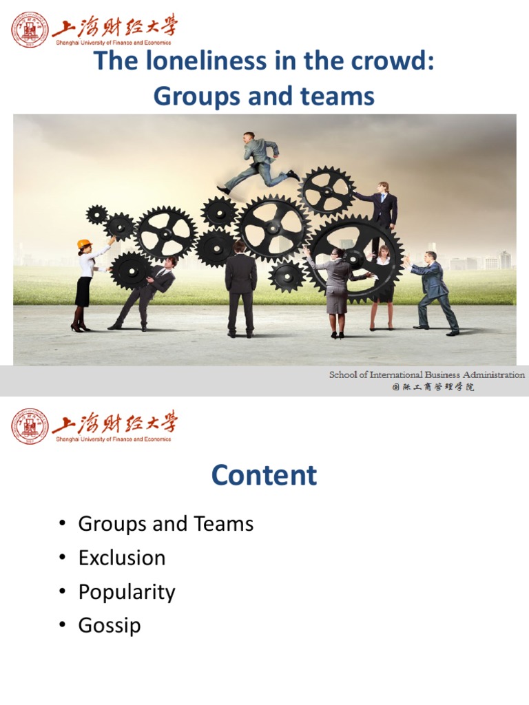 Understanding Groups and Team Dynamics | PDF | Group Cohesiveness ...