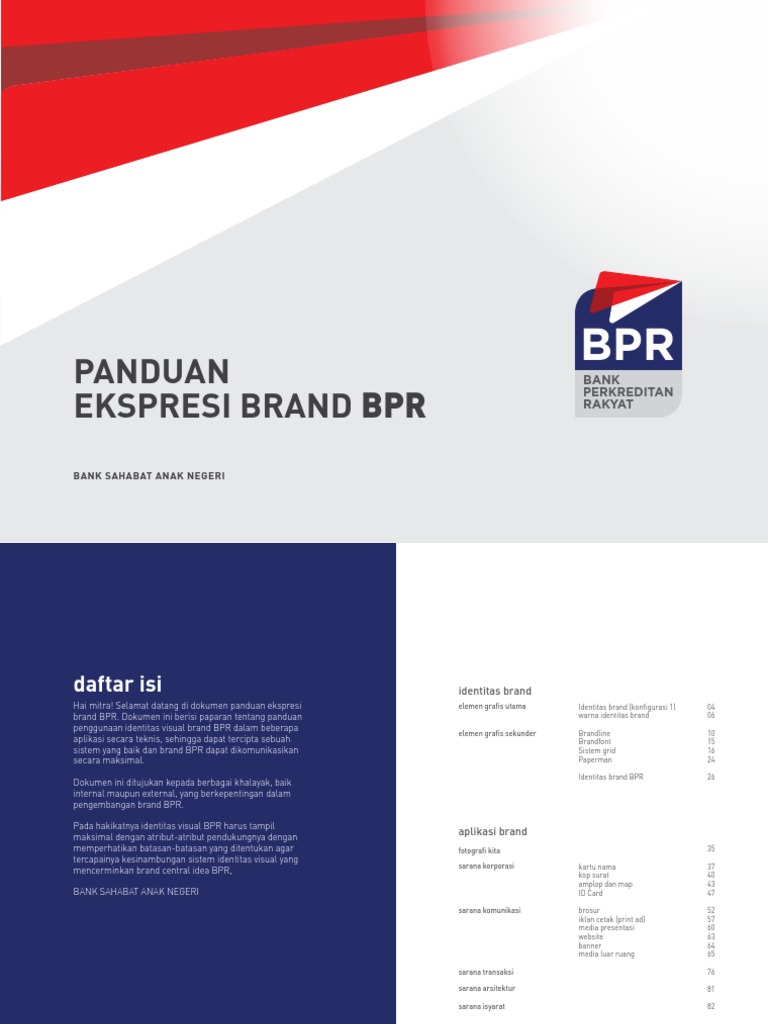 Panduan Ekspresi Brand BPR | PDF