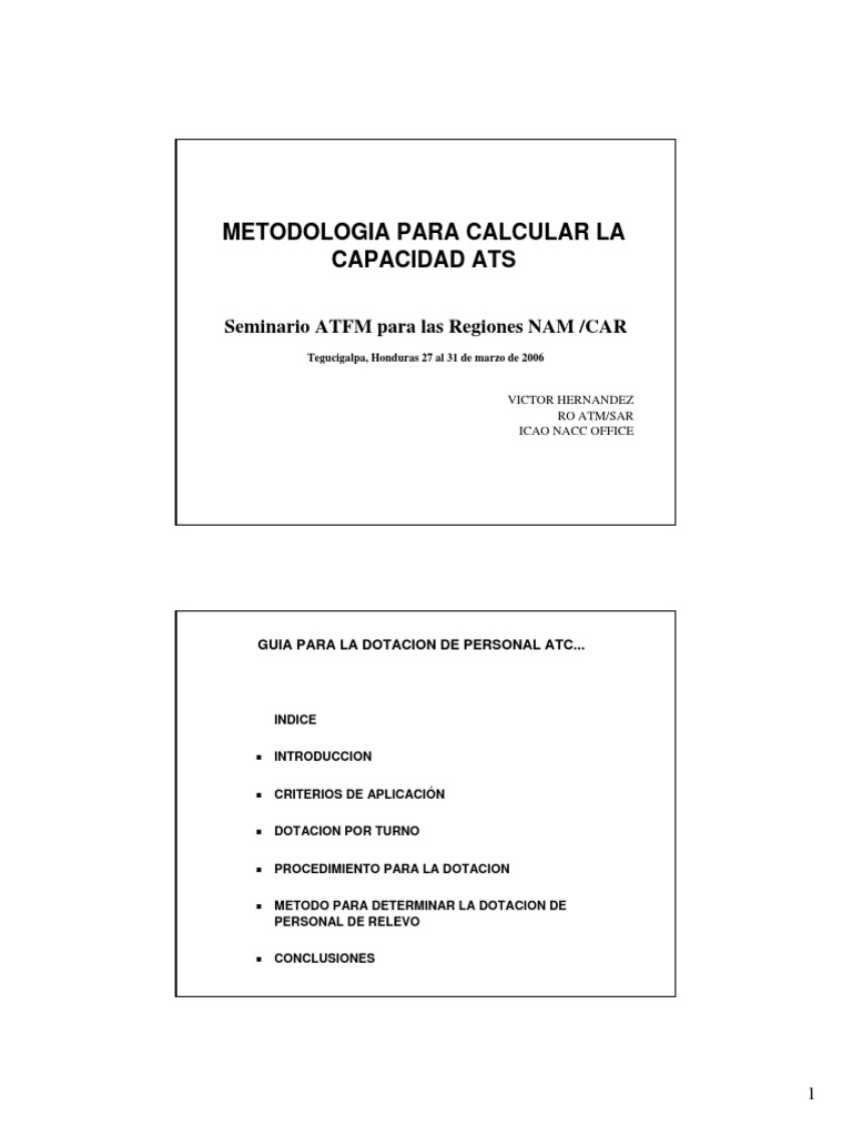 Capacidad Atc Icao | PDF | Business