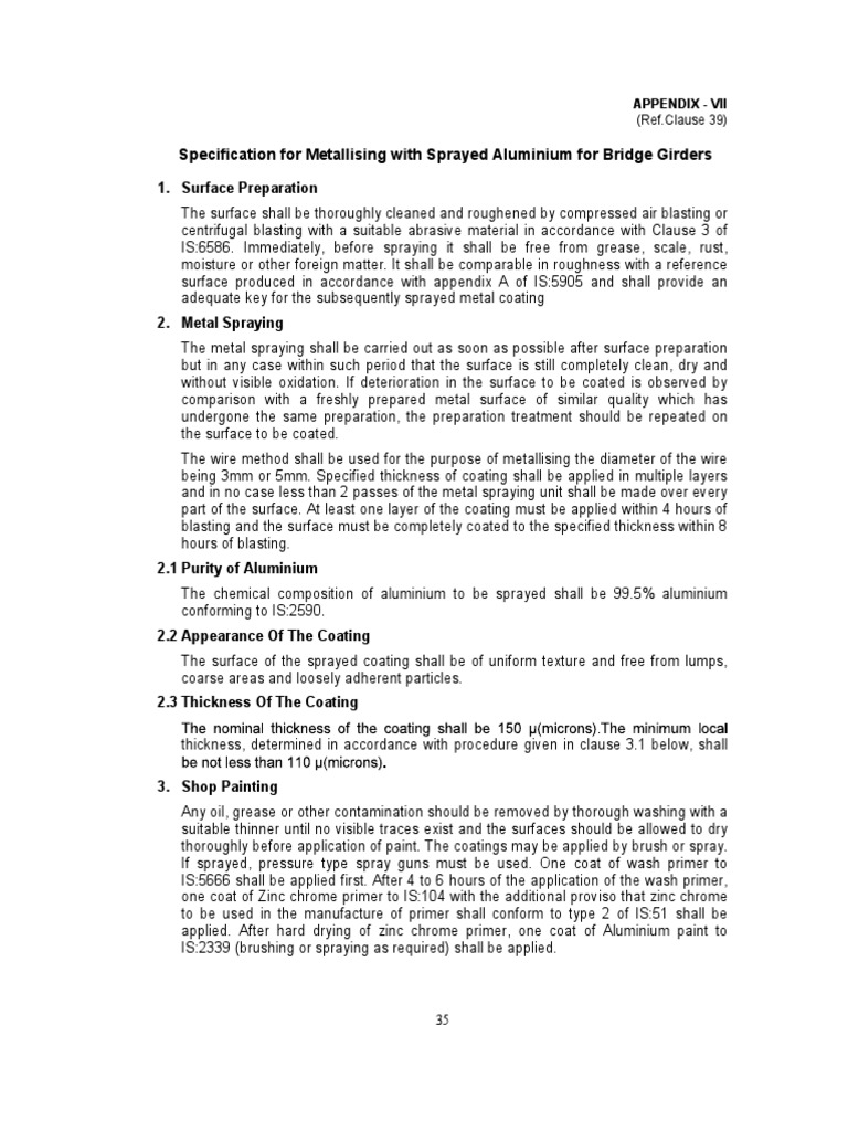 RDSO - Metalization With Aluminum | PDF | Paint | Aluminium