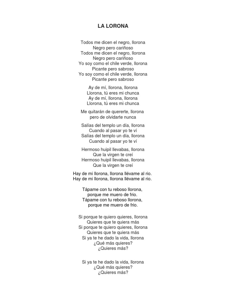 La Llorona | PDF