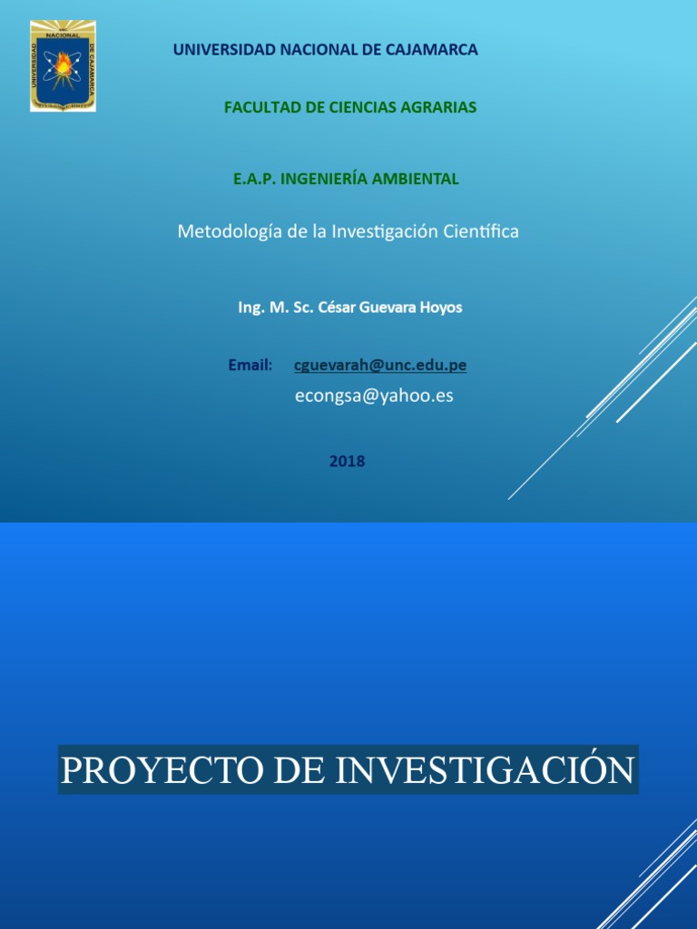Proyecto de Investigación | PDF | Teoría | Science