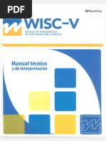 WISC-V - Cuadernillo de Anotación | PDF