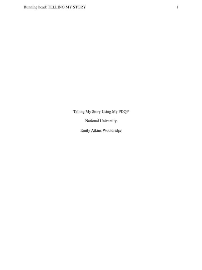 Week 1 Telling My Story | PDF | Reading Comprehension | Science Education