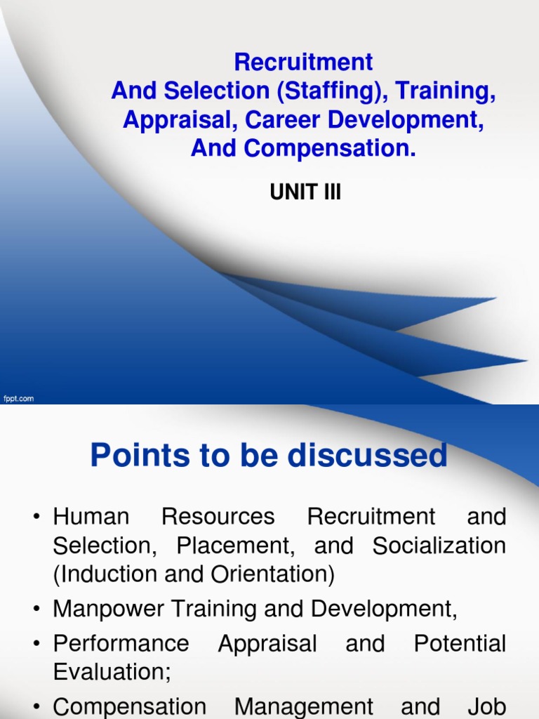HRM (Unit 3) HR Rec and Selection | PDF | Recruitment | Socialization