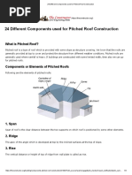 Roof Pitch Angle and Slope Chart | PDF