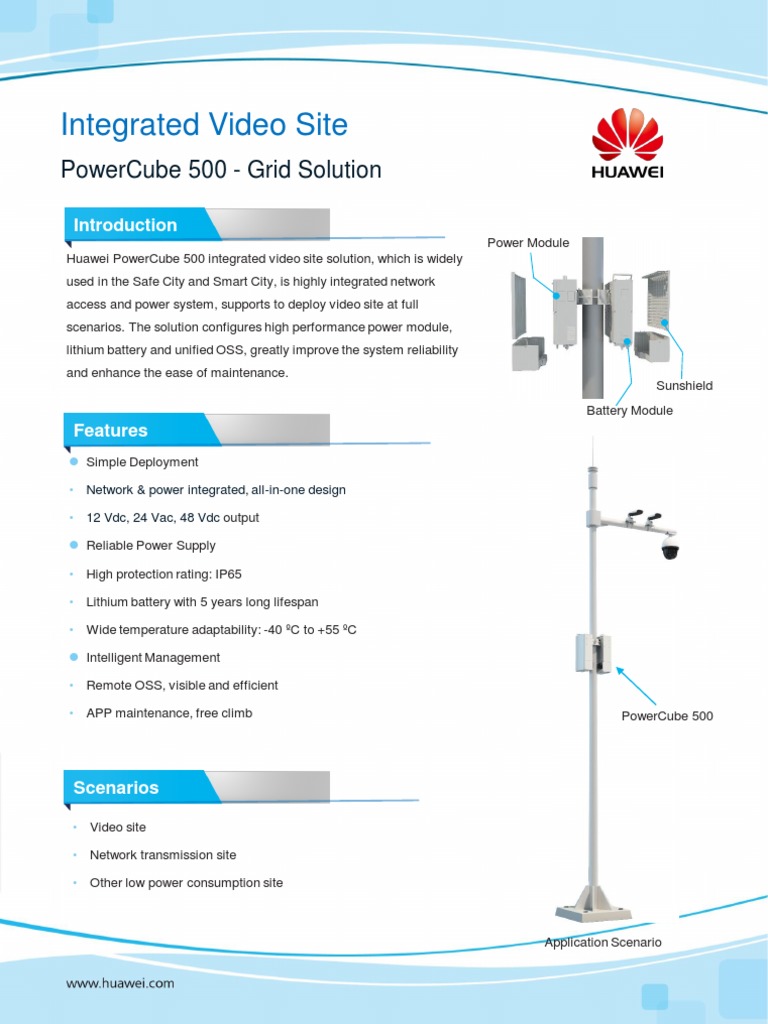 PowerCube 500 Datasheet Grid Solution | Electrical Grid | Electrical ...