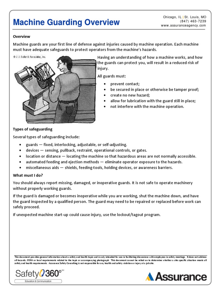 TBT Machine Guarding | PDF | Public Health | Prevention