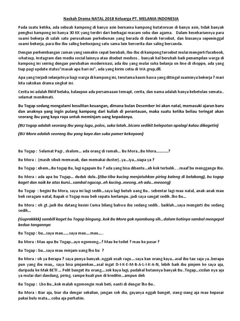Naskah Drama Natal | PDF