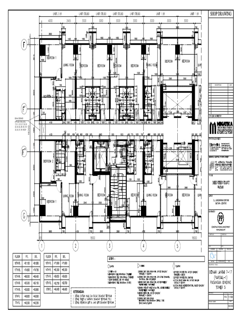 Denah Parsial 1 | PDF