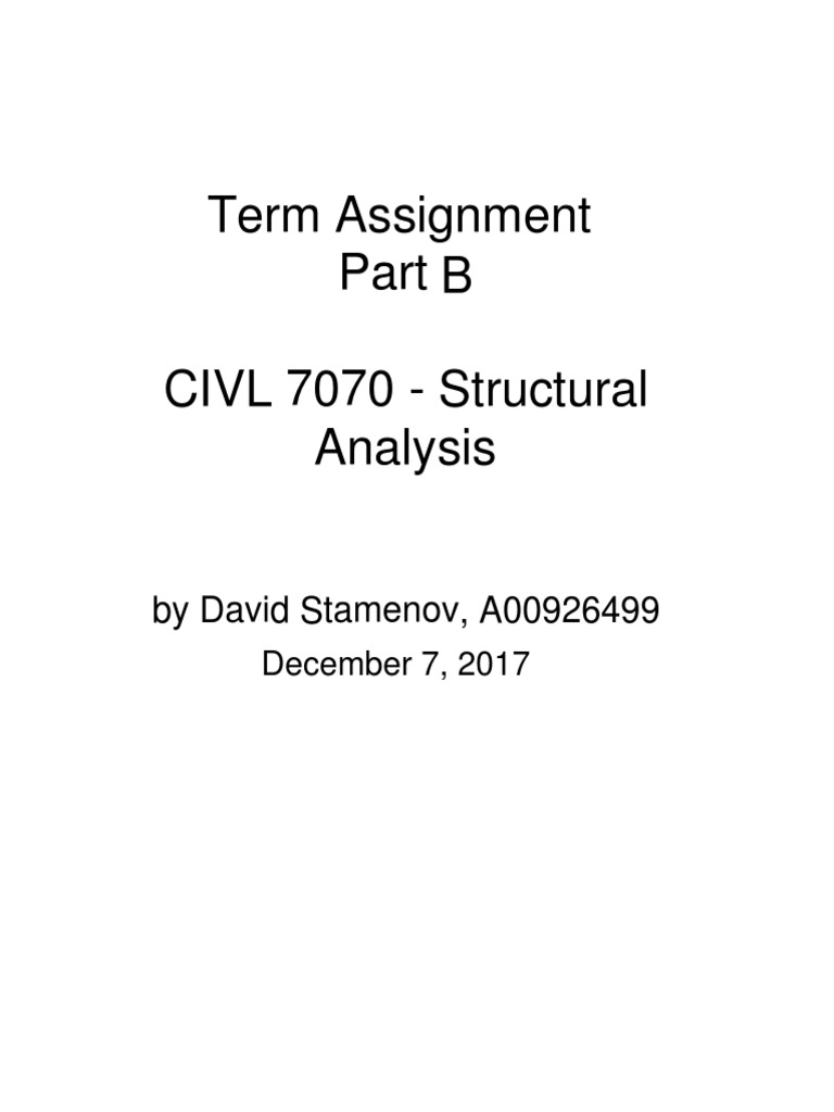Structural Analysis of Frames With Inclined Members | PDF | Computing ...