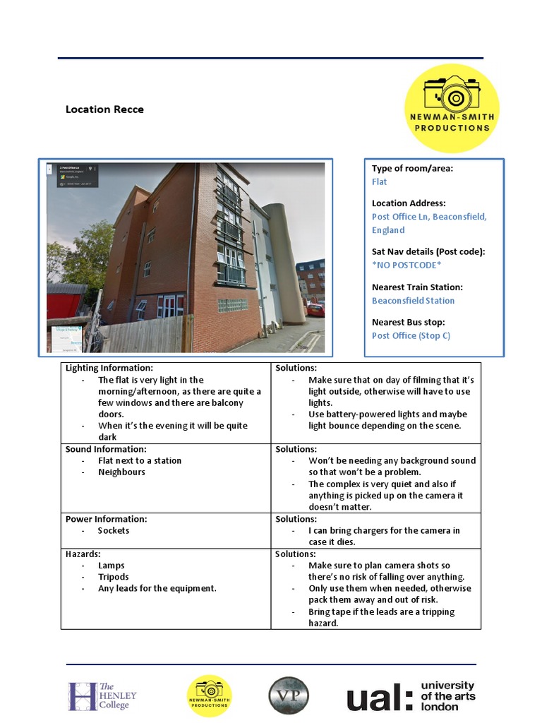 Location Recce | PDF