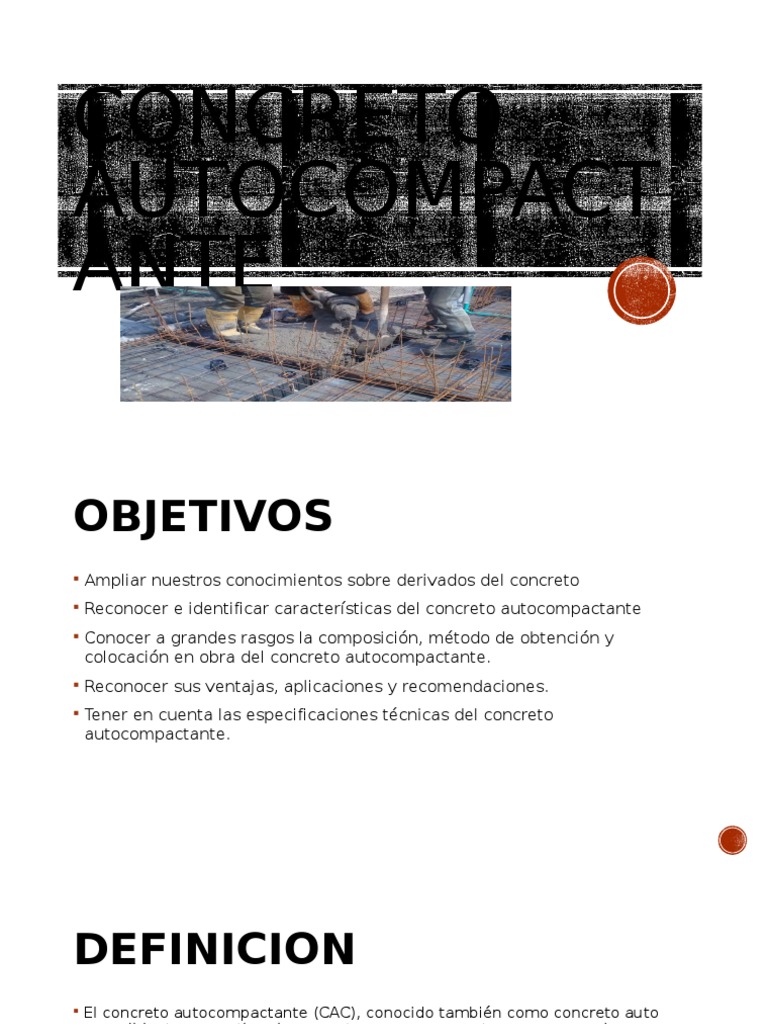 Concreto Autocompactante: Características y Usos | PDF | Hormigón ...