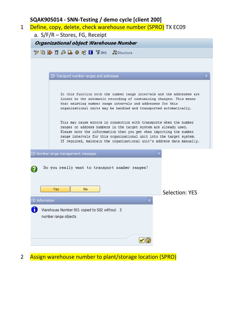 SAP WMS Config | PDF