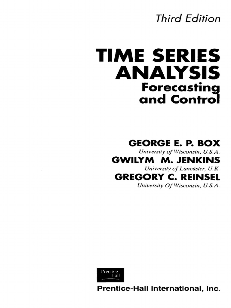 (George Box, Gwilym M. Jenkins, Gregory Reinsel) T (BookFi) PDF | PDF ...