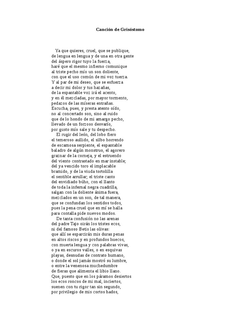 Marcela | PDF | Don Quijote | Alma