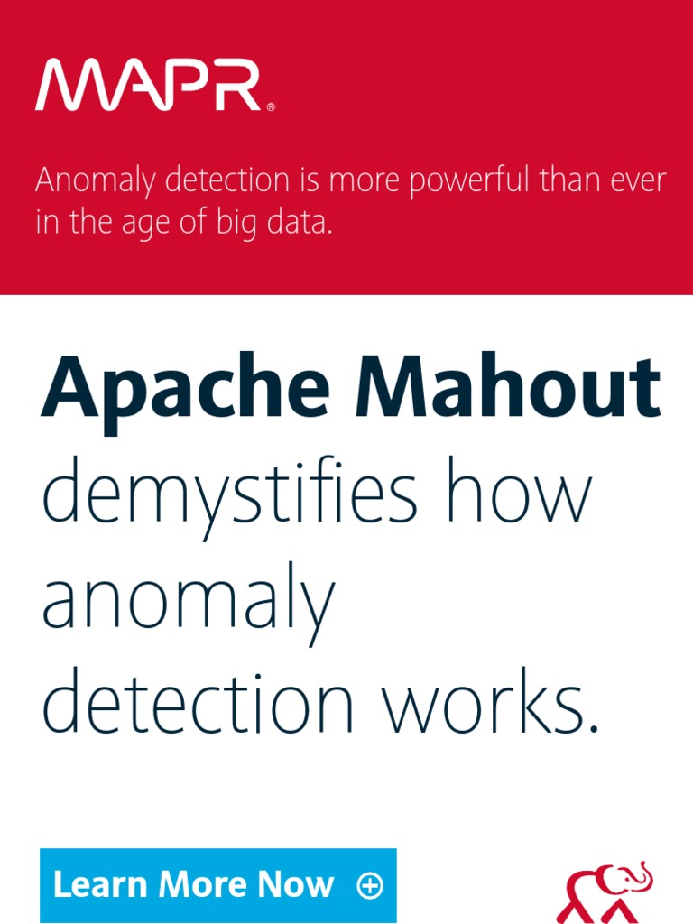 Apache Mahout Anomaly Detection | PDF | Apache Spark | Machine Learning