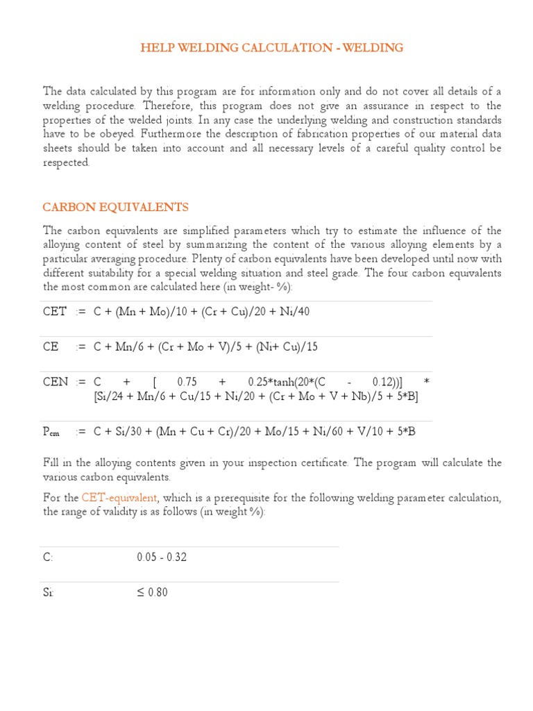 Help Welding Calculation - Welding | PDF | Welding | Construction