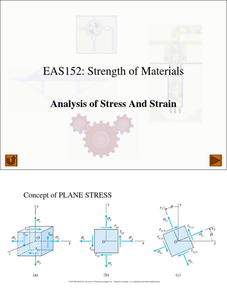 EAS152: Strength of Materials: Analysis of Stress and Strain | PDF ...