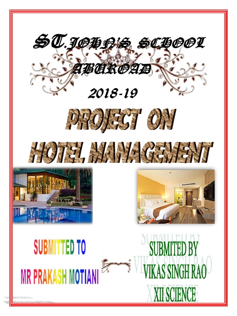 Class 12th Cbse C++ Project On Hotel Management 2018-19 | PDF ...