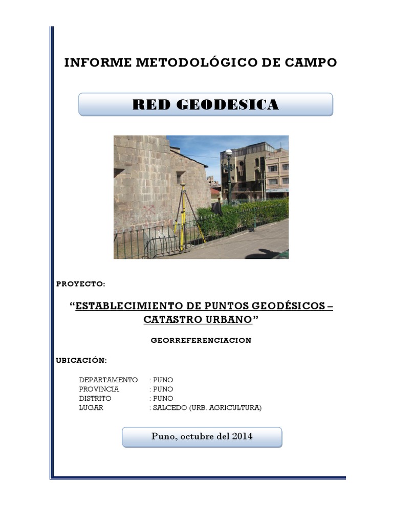 Red Geodesica | PDF | Geodesia | Sistema de Posicionamiento Global