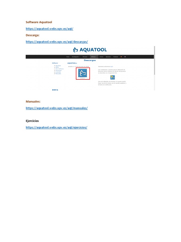 Aqua Tool | PDF