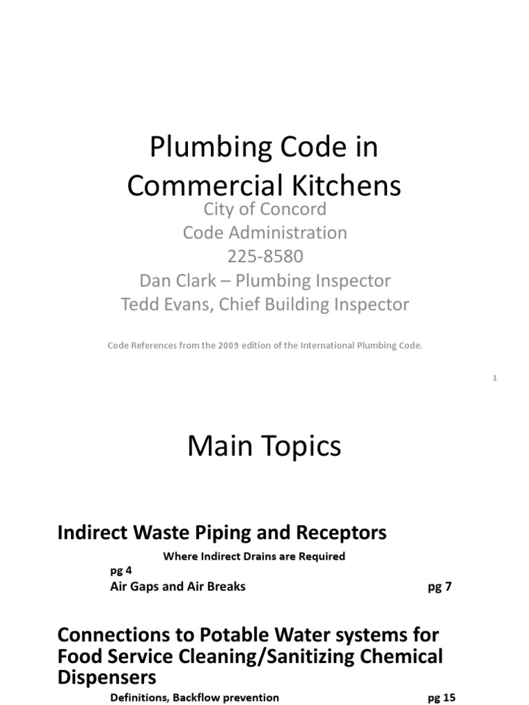 Plumbing Code For Commercial Kitchens 1-31-13 - 201302150807339924 ...