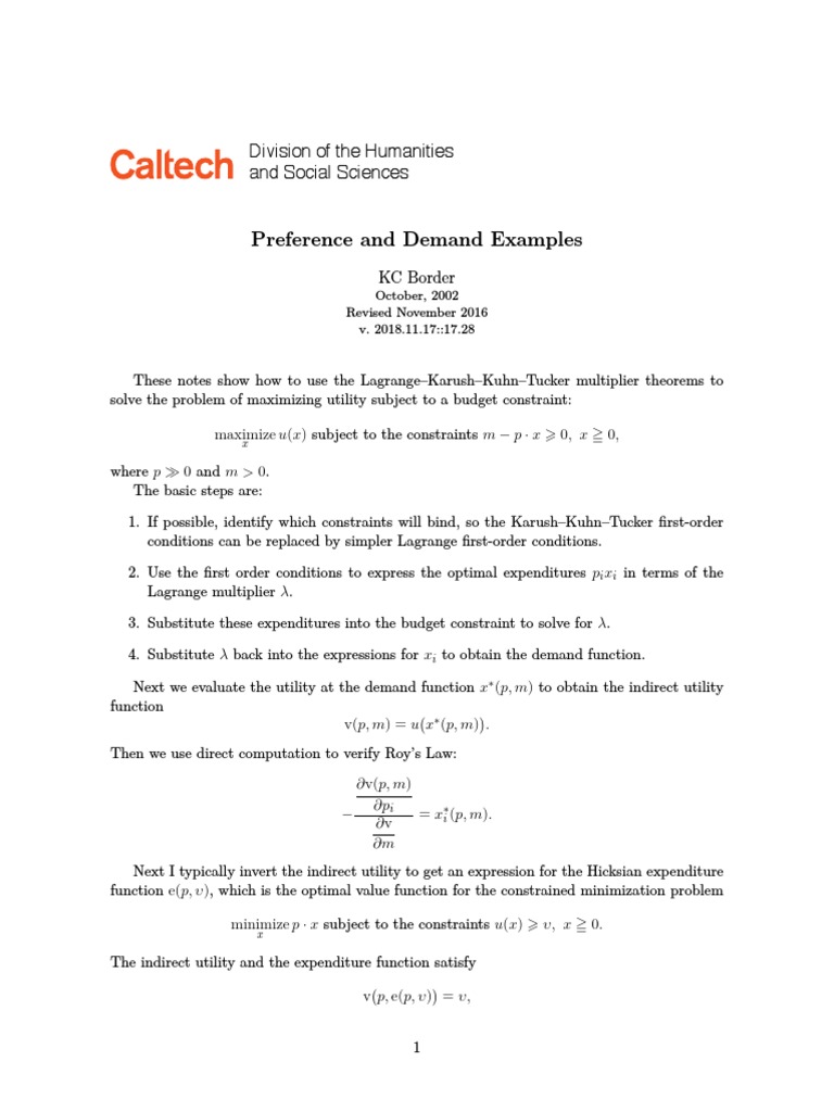 Demand Examples | PDF | Mathematical Optimization | Mathematical Analysis