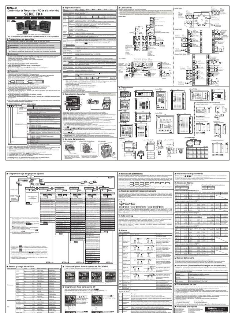 TK4L Autonics | PDF | Componentes | Equipo