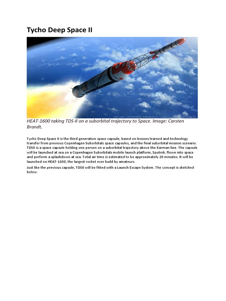 Tycho Deep Space II | PDF | Space Capsule | Spaceflight