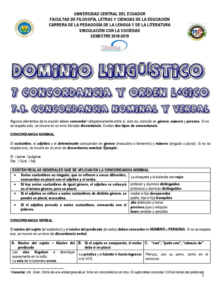 Orden Lógico Teoría Respuestas | PDF | Género gramatical | Numero ...