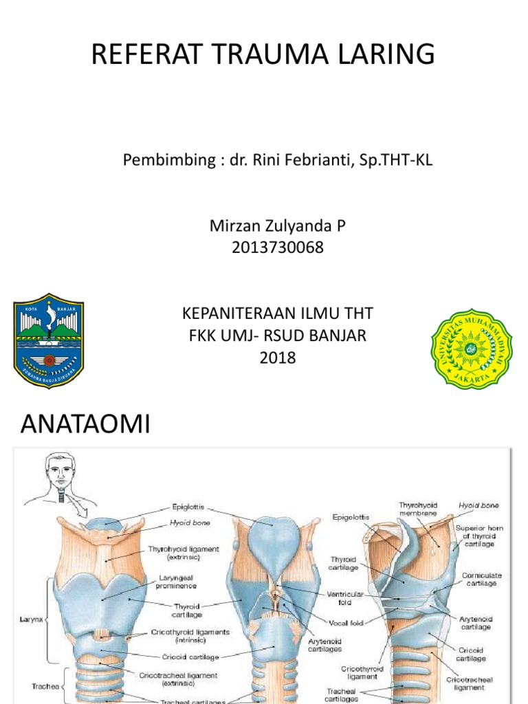 Referat Trauma Laring | PDF
