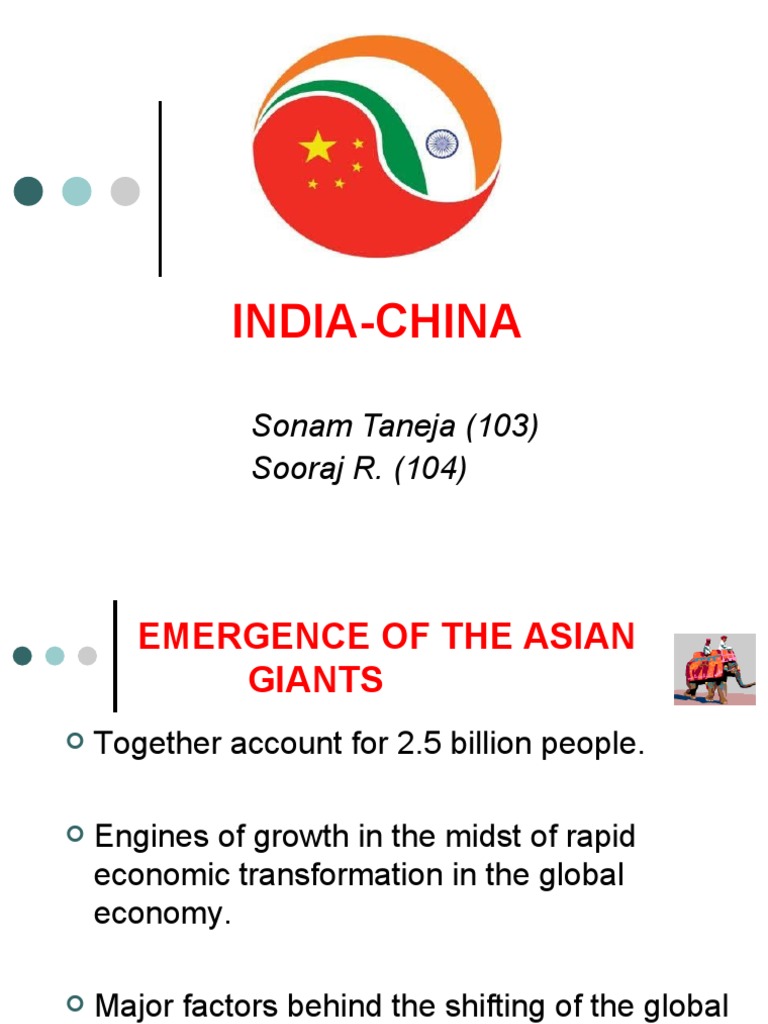 India-China Economic Comparison | PDF | The United States | China