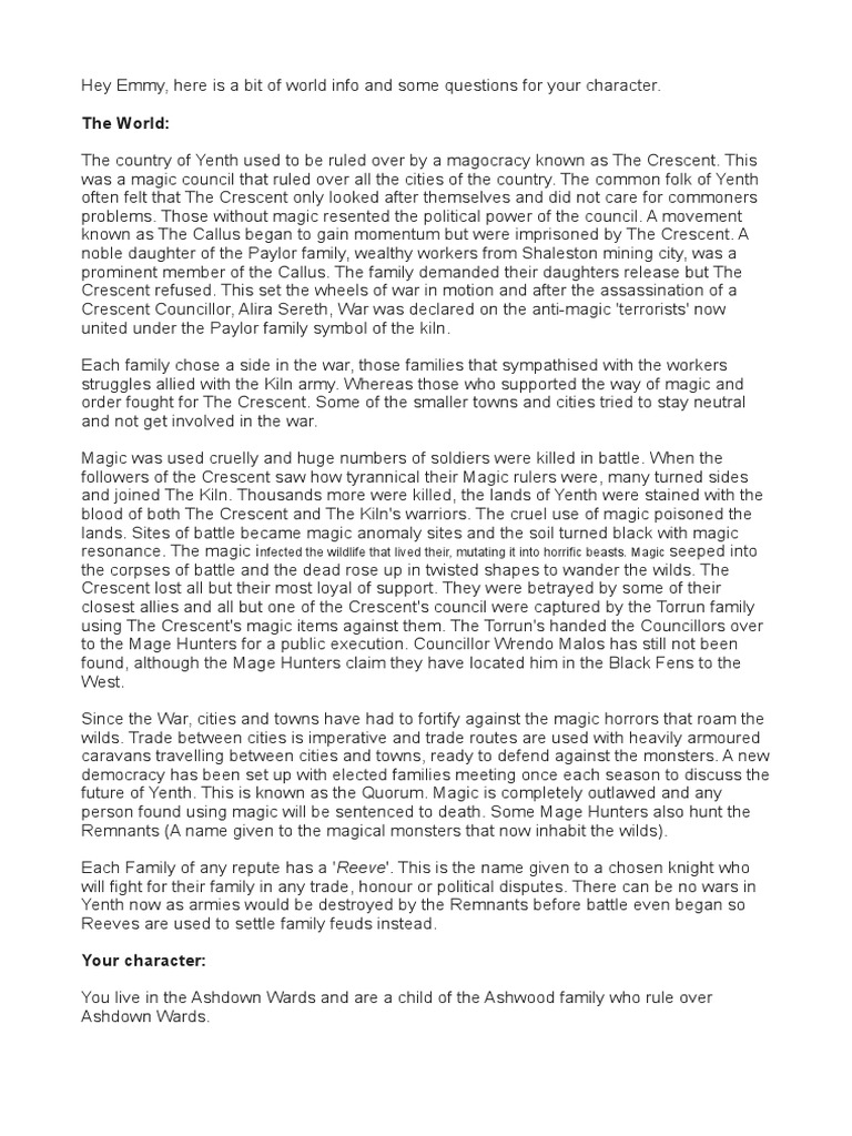 Squire Questions | PDF | Unrest