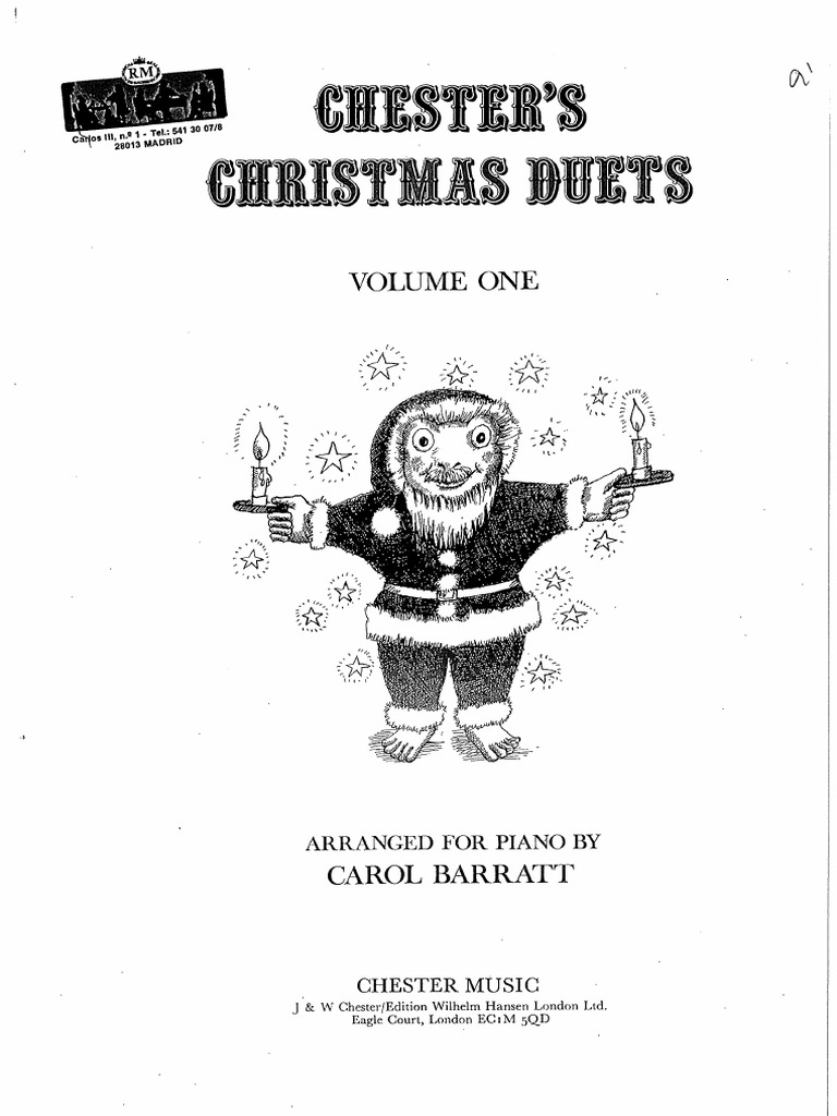 BARRATT - Chester's Christmas Duets (Vol. 1) | PDF