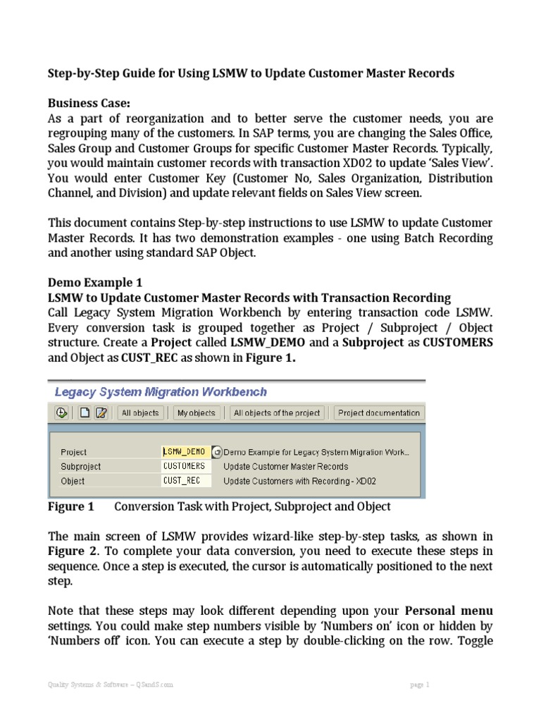 Lsmw Using Batch Input Session Method Pdf Icon Computing File