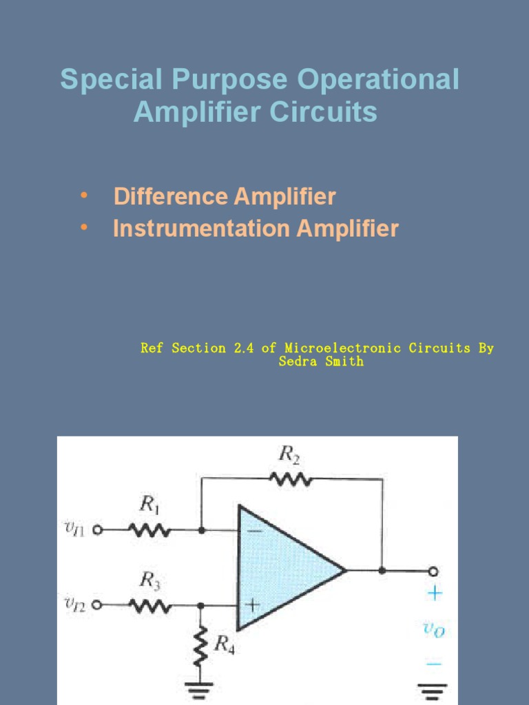 Applications of Instrumentation Amplifiers | PDF