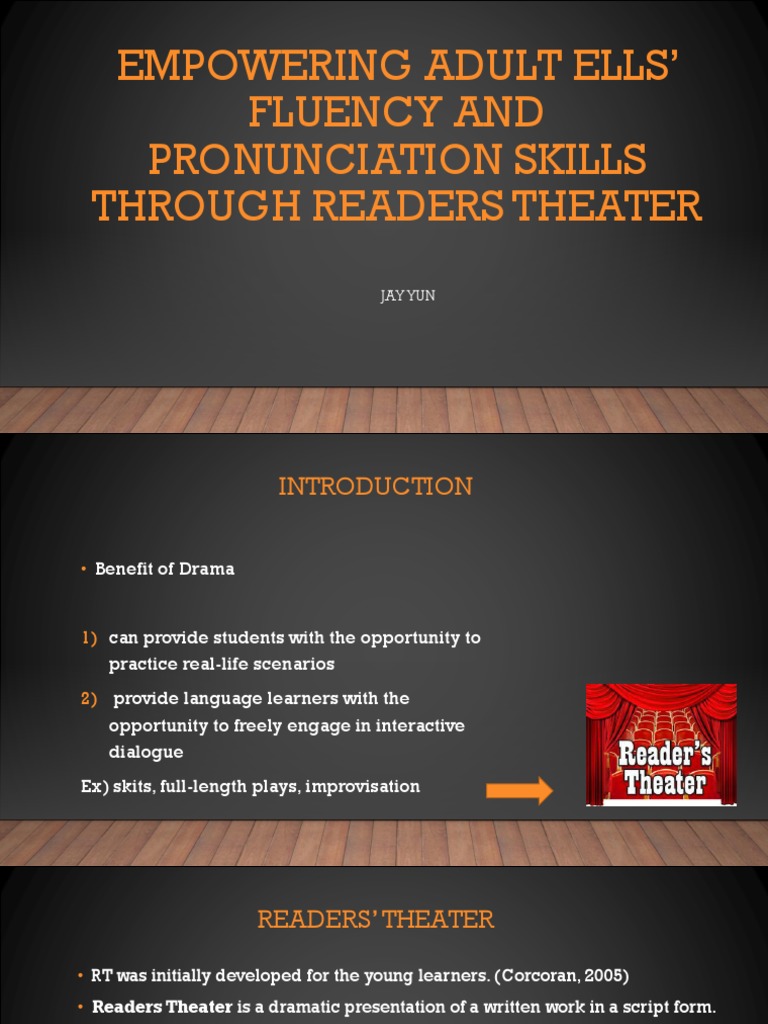 Boosting ELL Fluency with Readers Theater | PDF | English As A Second ...