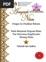 Template Sijil Nilam 2024 | PDF