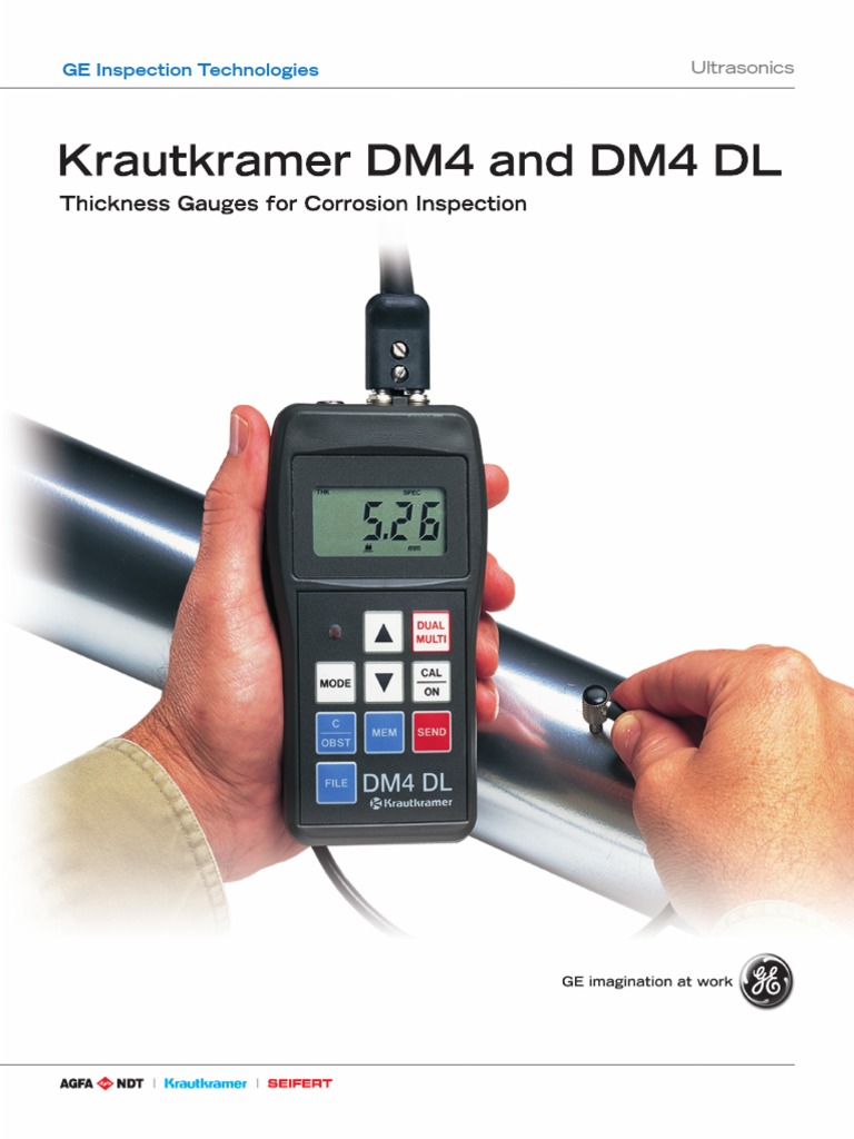 Krautkramer DM4 and DM4 DL: Thickness Gauges For Corrosion Inspection | PDF | Microsoft Excel ...