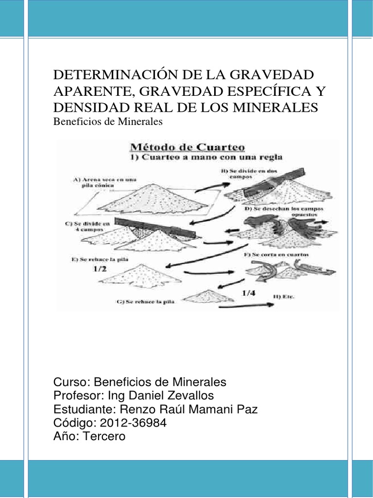 Densidad Aparente | PDF | Peso | Densidad