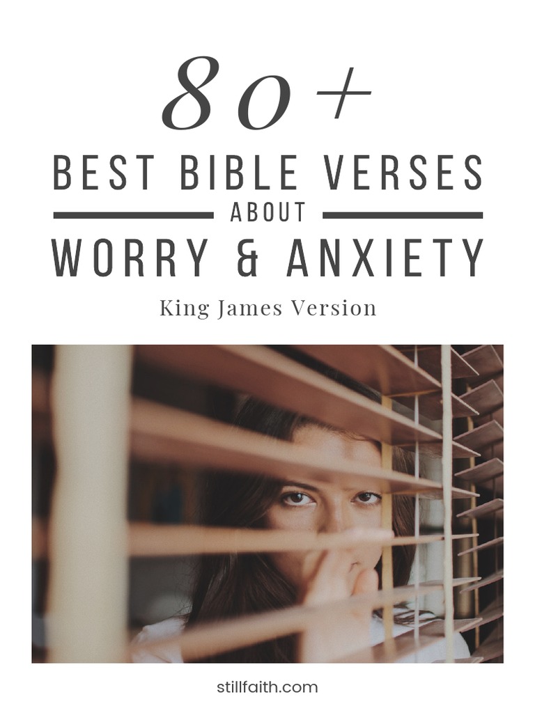 80+ Best Bible Verses About Worry and Anxiety | PDF | Epistle To The ...
