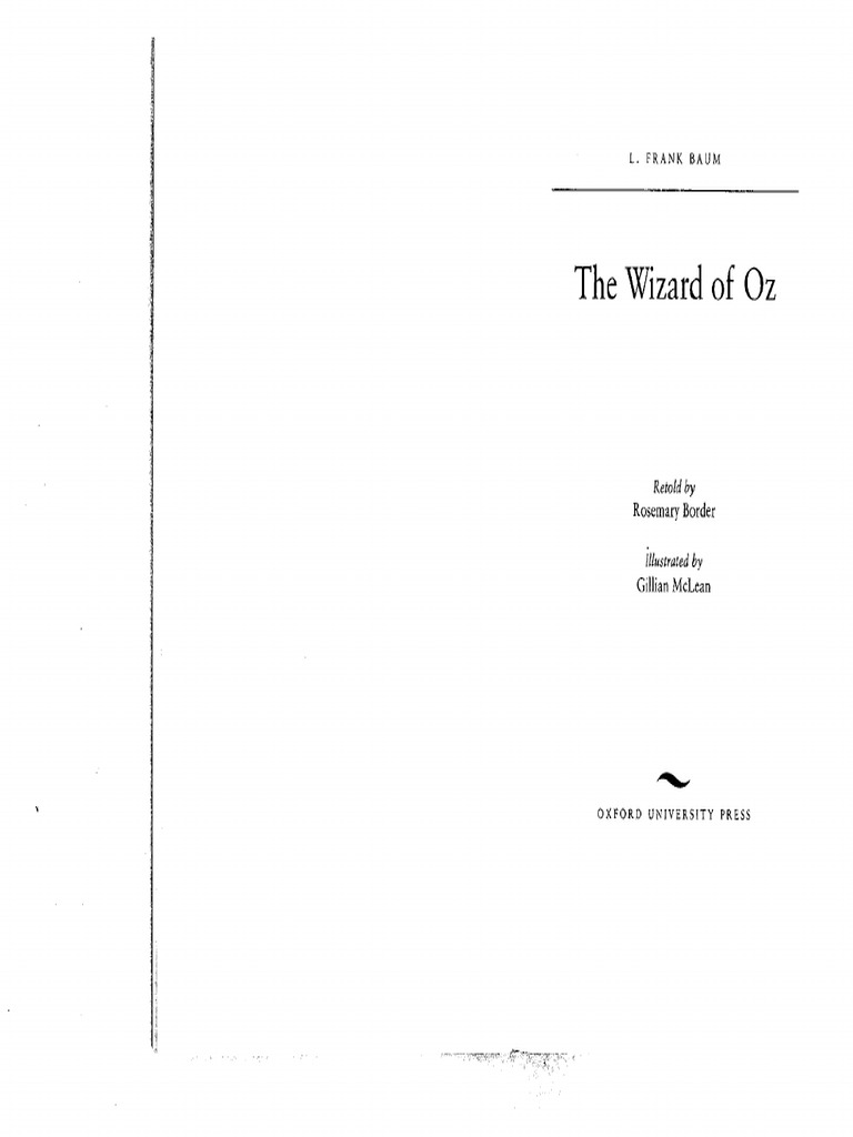 The Wizard of Oz | PDF