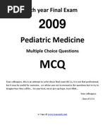 Pediatrics MCQ With Answers | PDF
